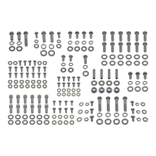 Small Block Chevy Engine Bolt Kit Stainless Steel SBC 283 327 350 383 ...
