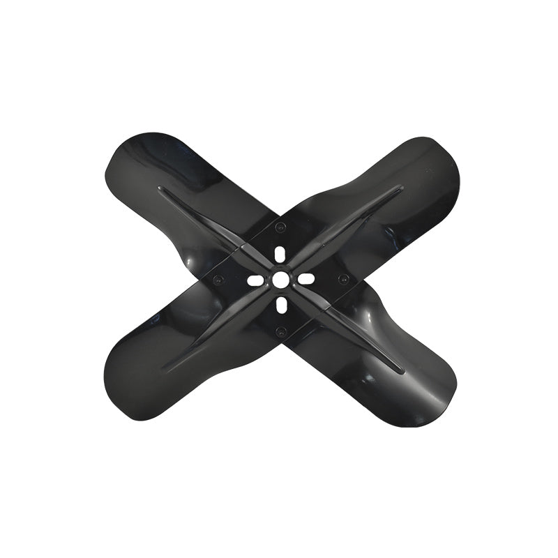 4 Blade 16 inch Racing Fan, Non-Flex, Steel, Black - Performance Warehouse