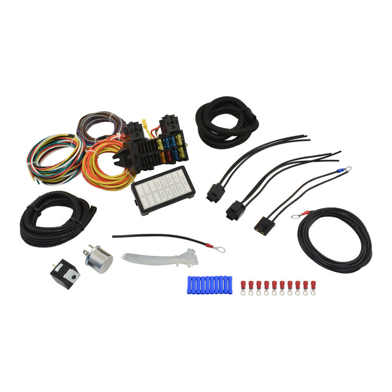 Universal 8 Circuit Wiring Harness - Performance Warehouse