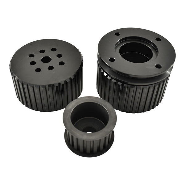 Holden 253 308 Gilmer Drive Kit Black Billet Aluminium w/Belt ...