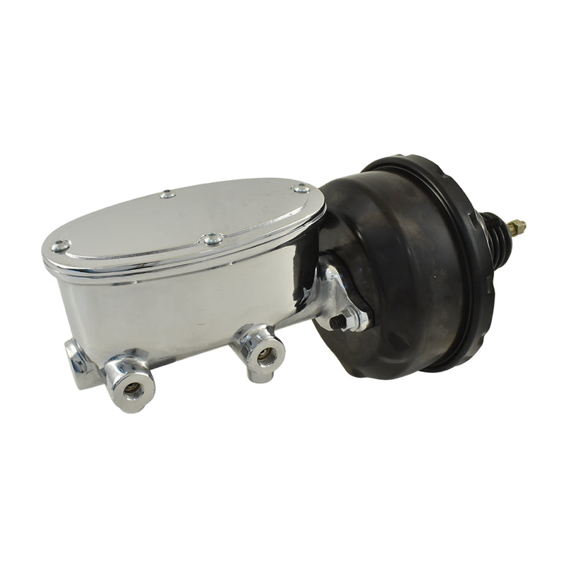 Universal Wilwood Style Chrome Master Cylinder & 7" Black Single Brake ...