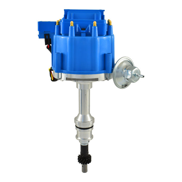 Ford Small Block Windsor 351W HEI Distributor 65K Volt Coil - Blue Cap ...
