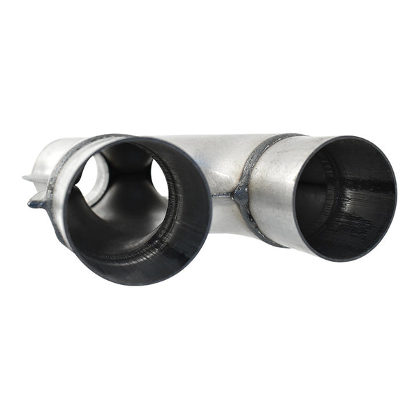 Aluminised Steel 3 Inch I.D. X Merge Exhaust Pipe - Performance Warehouse