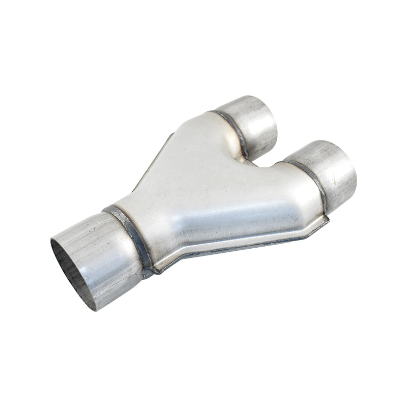 Aluminised Steel 2 Inch I.D. Y Merge Exhaust Pipe - Performance Warehouse