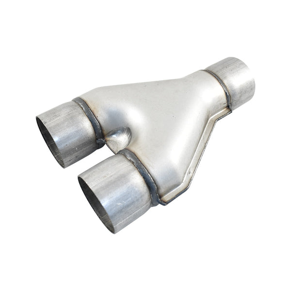 Aluminised Steel 3 Inch I.D. Y Merge Exhaust Pipe - Performance Warehouse