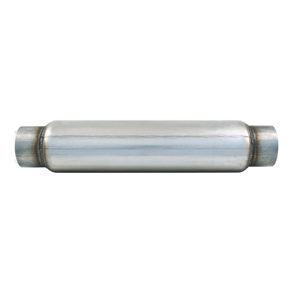 409SS Glasspack Hot Dog Muffler, 3" In/Out, 4" Body Diameter 15" Body ...