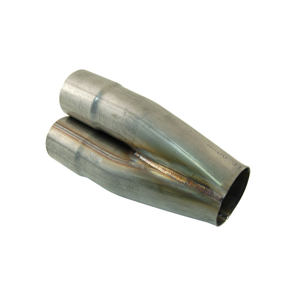 3 Into 1 Unpolished Stainless Steel Merge Collectors 3 x 1-7/8" ID 2¼ ...