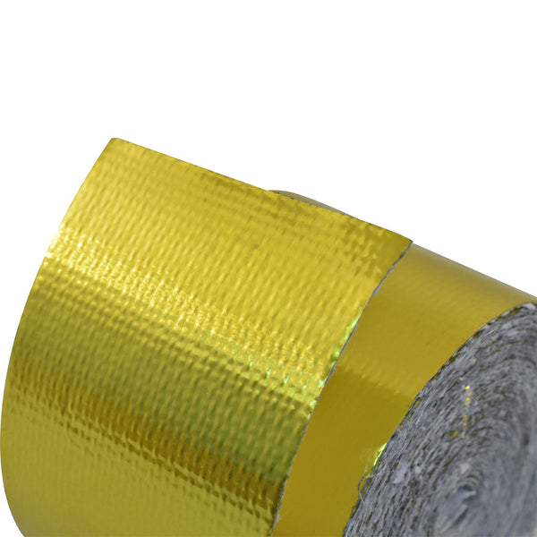 Heat Reflective Tape 1-1/2" X 30', Adhesive Backed, Gold - Performance ...