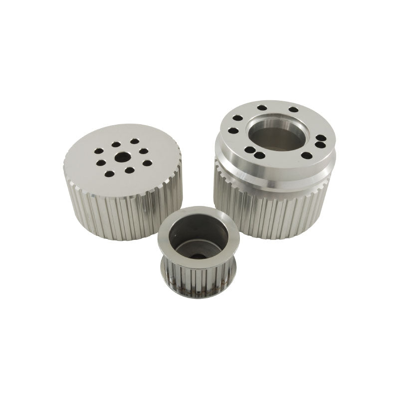 Ford Cleveland 351 Gilmer Drive Kit Silver Billet Aluminium With Belt ...