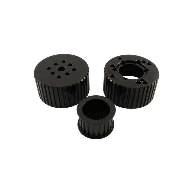 SBC Small Block Chev Short Wp Gilmer Drive Kit Black Billet Aluminium ...