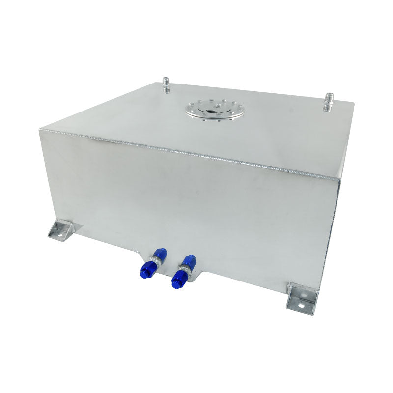 80 LITRE / 20 GALLON FUEL CELL POLISHED 3mm ALUMINIUM WITH BILLET CAP ...