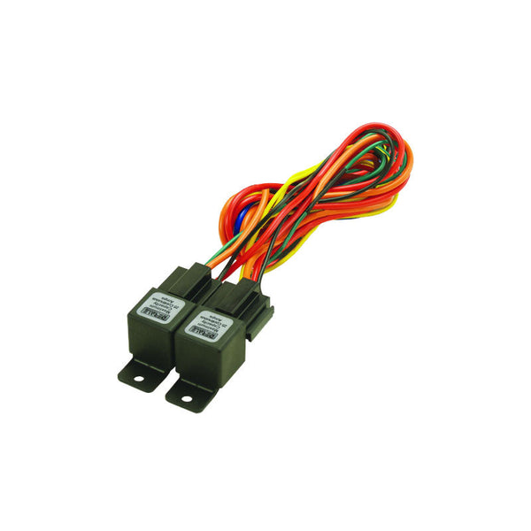 Derale Dual Relay Wire Harness Kit 40/60 AMP 16765 - Performance Warehouse