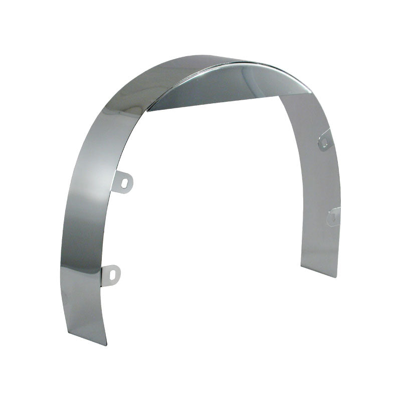 Universal Chrome Steel Fan Shroud Chevy Ford Holden 3" Wide Hot Rod St ...